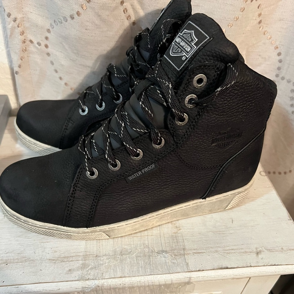 Harley-Davidson Men’s Midland Black Motorcycle Boots … - Gem